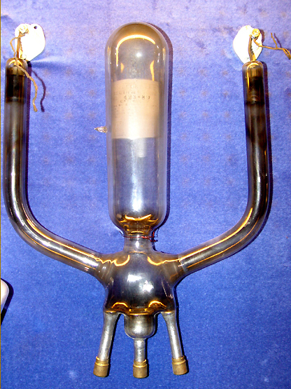 Antique vacuum tubes and radio components at The Museum of Yesterday